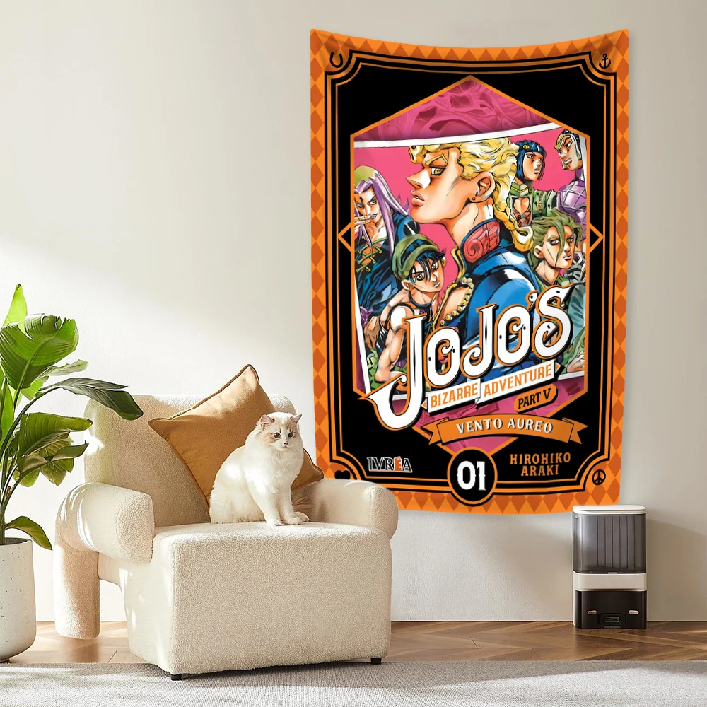 Anime-JoJos-Bizarre-Adventure-Tapestry-Funny-Comic-Room-Decor-Wall ...