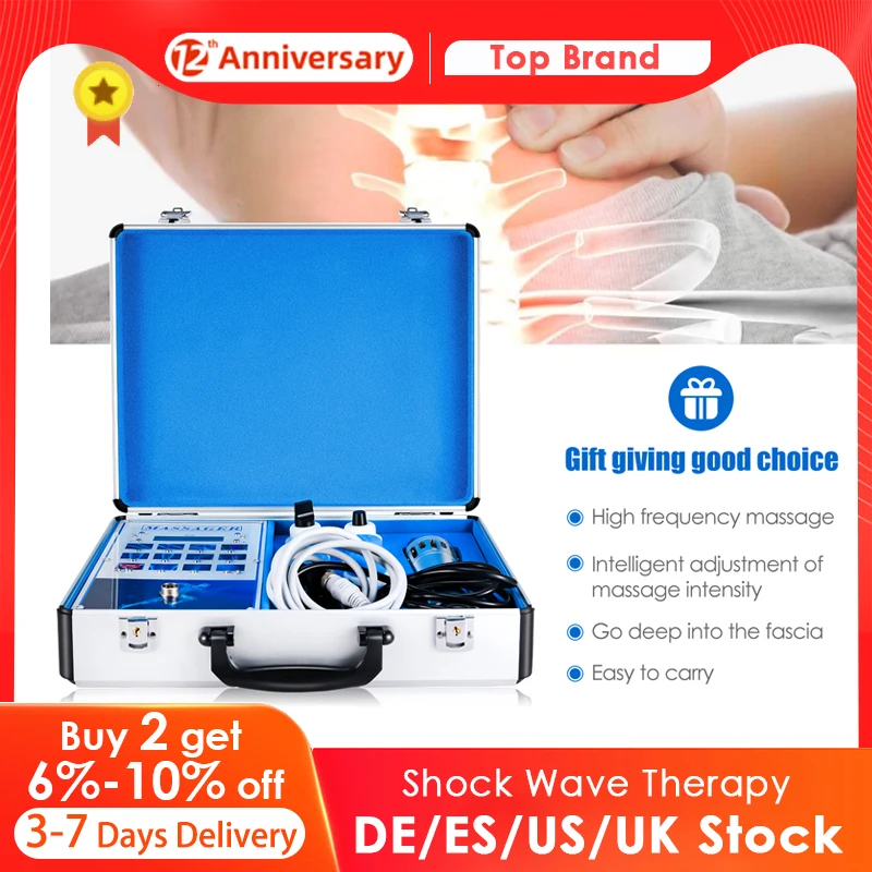 EU-US-Stock-Electromagnetic-Extracorporeal-Shock-Wave-Therapy-Machine ...