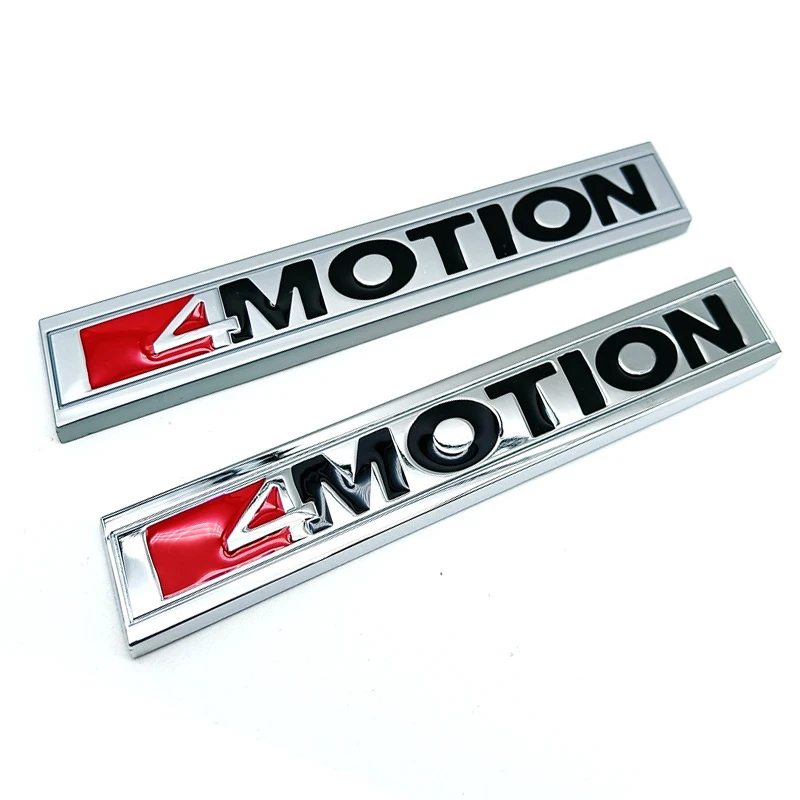 3D Metal Car Front Grill Rear Trunk Sticker 4motion Emblem Logo For VW ...