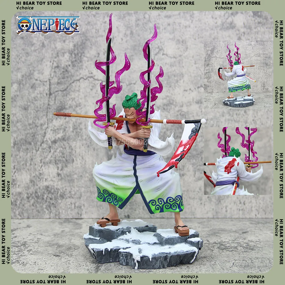 NEW-Roronoa-Zoro-Figure-One-Piece-Anime-Figurine-31cm-Pvc-Zoro-Model ...