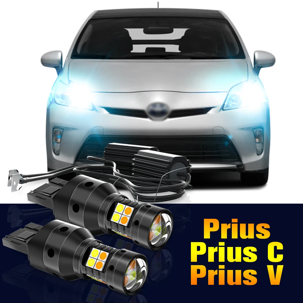 2pcs-LED-Dual-Mode-Turn-Signal-Daytime-Running-Light-DRL-Lamp-For ...