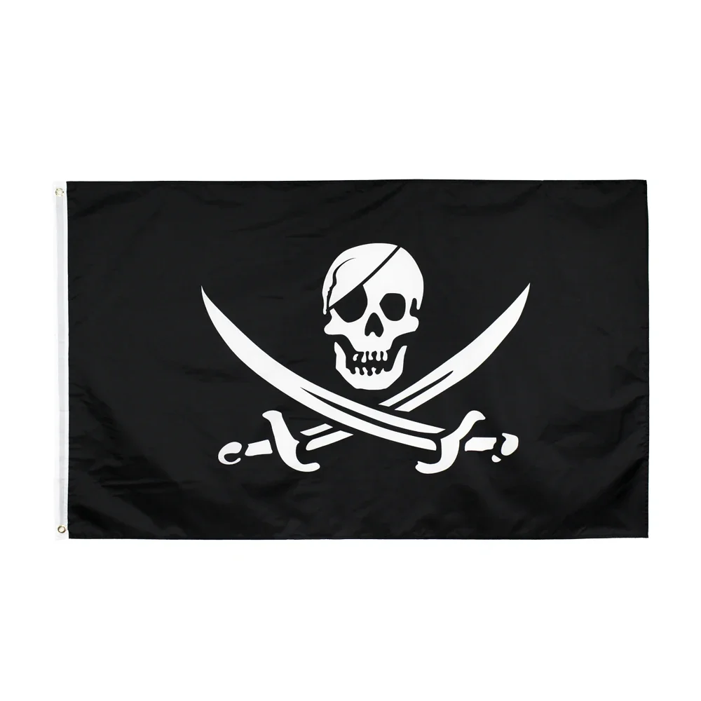60X90-90X50CM-Jack-Rackham-Pirate-Flag-3x5ft-Flying-Banner-Double-Knife ...