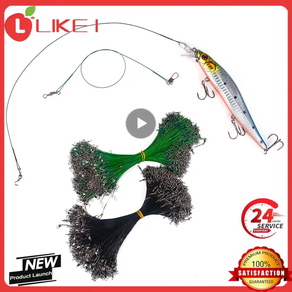 Steel-pike-leash-Steel-Wire-Anti-bite-Line-Leadcore-Stainless-Steel ...