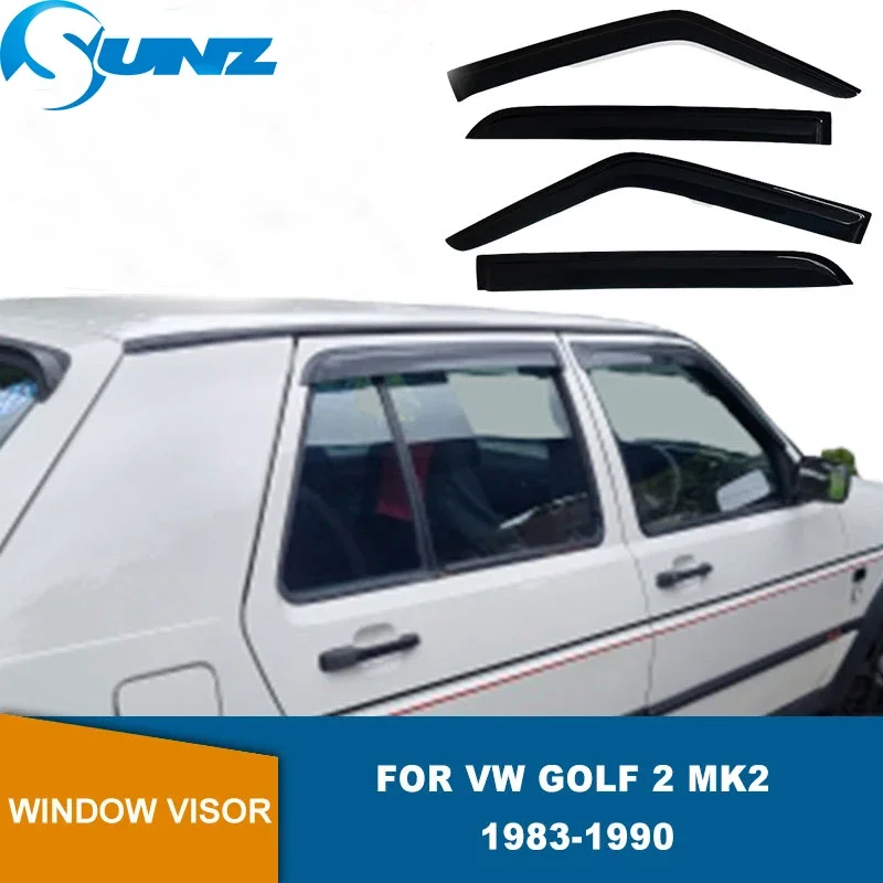 Window Sun Visor Wind Rain Shield Deflector For VW Golf 2 MK2 1983 1984 ...