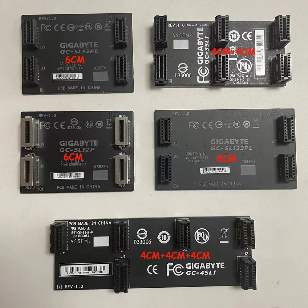 Conector de puente gráfico Original usado para Gigabyte GC-3SLI, 3 vías ...