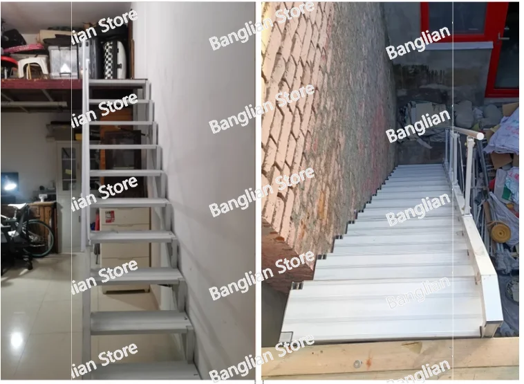 Wall Mounted Folding Staircase, Duplex Indoor Two-story Pavilion ...