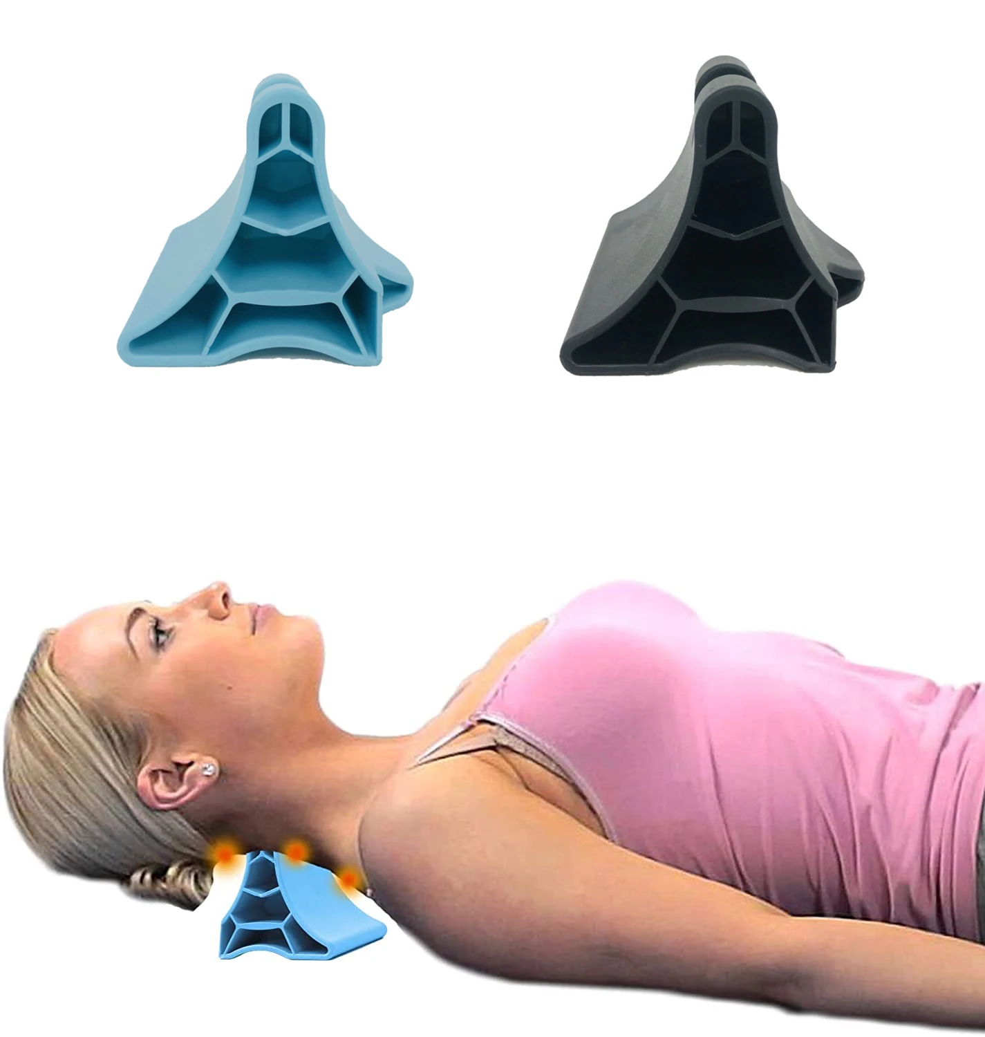 Generic Manual Full Body Neck Massager Neck Tension Reliever Occipital ...