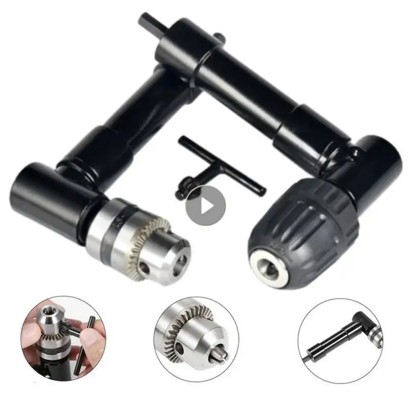 90 Degree Right Angle Electric Drill Turning Bit Screwing Corner Angler ...