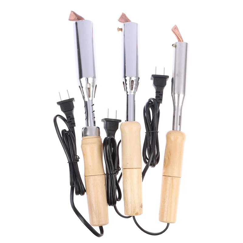 100W-150W-200W-Electric-Soldering-Iron-Solder-Welding-Chisel-Tip-Wood ...