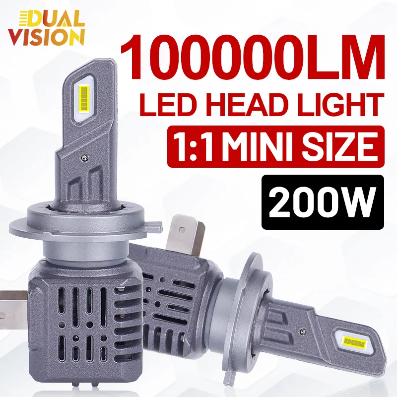 H7-LED-100000LM-H4-H7-LED-Headlights-7535-CSP-H8-HB3-9005-HB4-9006-H9 ...