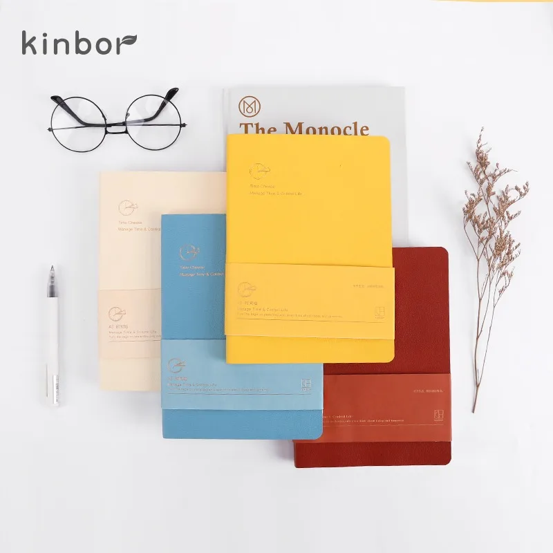 Kinbor-A5-Time-Management-Notebook-Self-Filled-Date-Todo-List-Diary ...