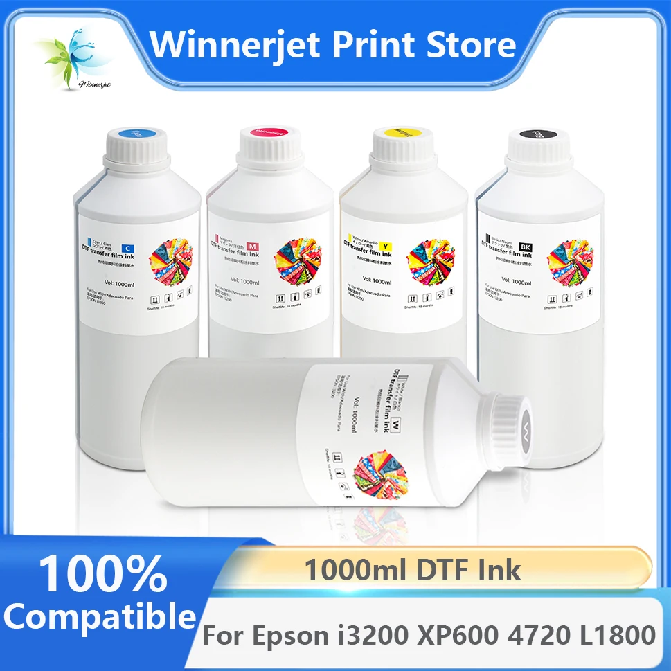 Winnerjet-Encre-DTF-blanche-pour-Epson-DX5-DX7-L1800-L805-i3200 ...