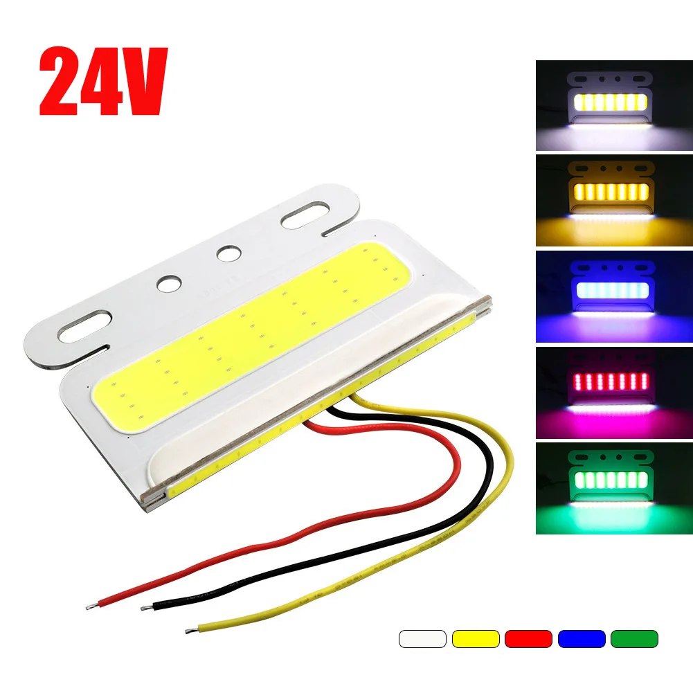 1Pcs Truck COB Side Light 24V LED Super Bright Signal Lamp LED Turning ...