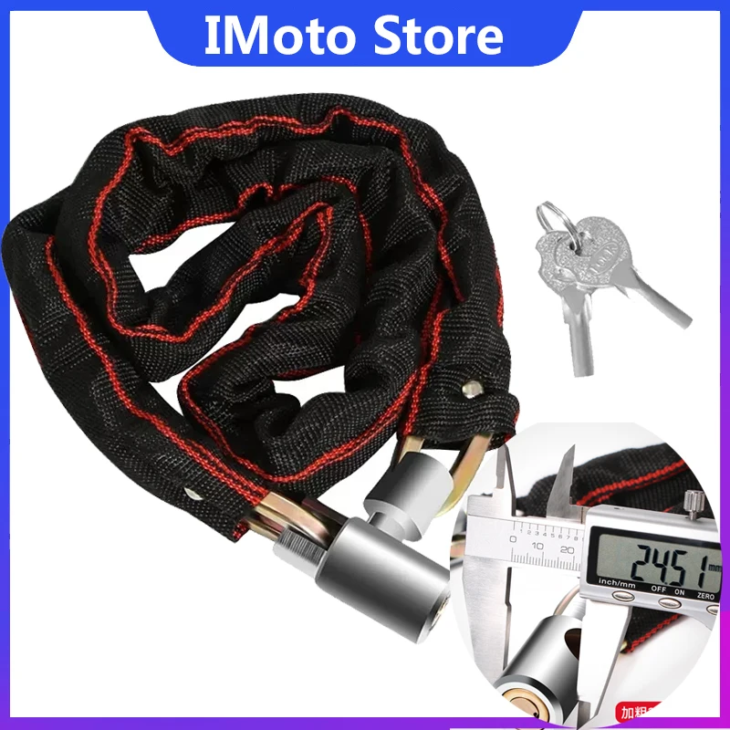 Bicycle Lock MTB Road Bike Heavy Duty Safety Anti-Theft Chain Lock for ...