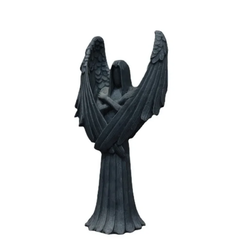 Escultura-de-Lucifer-sin-rostro-ngel-Ca-do-en-la-oscuridad-estatua-del ...