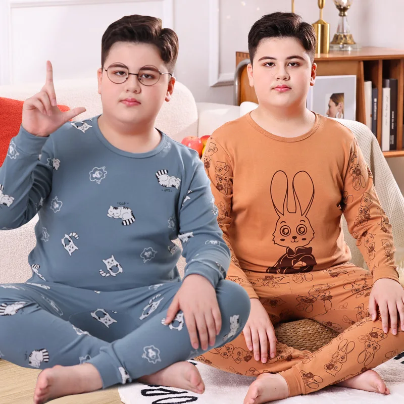 Autumn-And-Winter-2-Piece-Set-Of-Boys-And-Teenagers-Fat-Children-Cotton ...