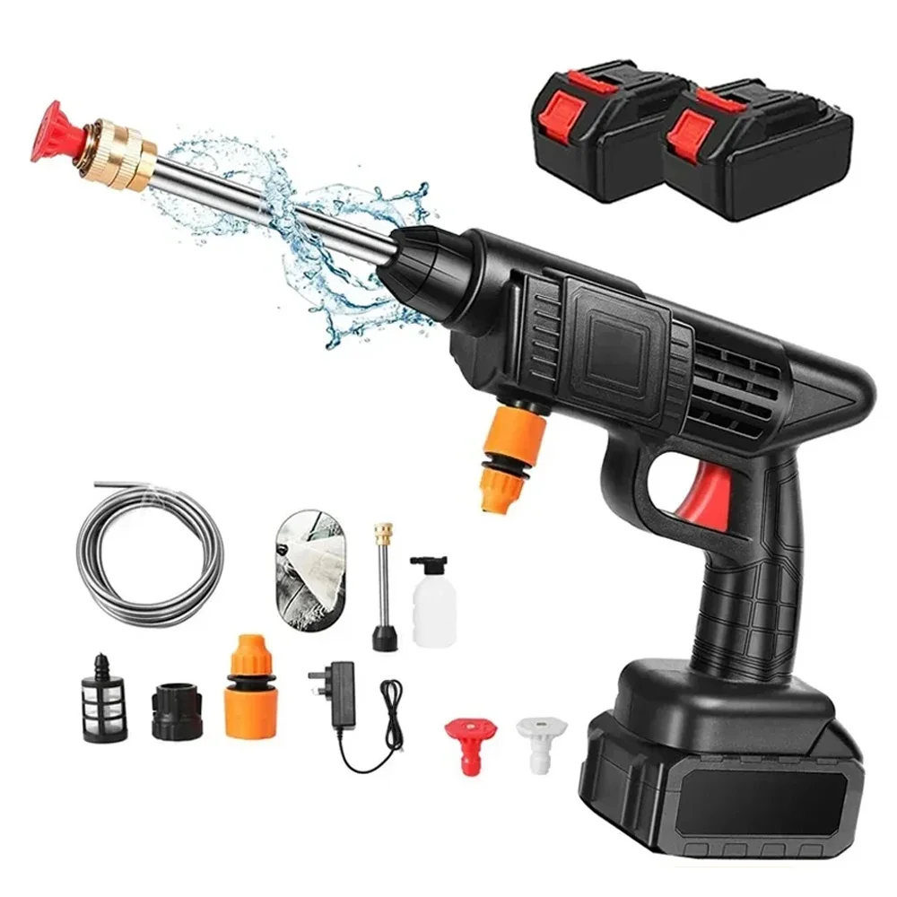 Cordless-High-Pressure-Cleaner-Water-Gun-Max-70BAR-12000mAh-Foam-Spray ...
