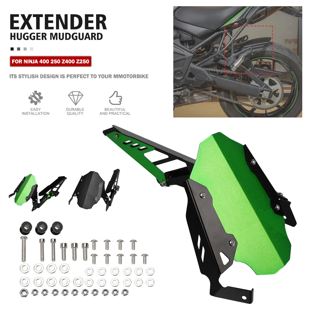 Motocicleta-Fender-Mudguard-para-Kawasaki-Ninja-Tire-Hugger-Splash ...