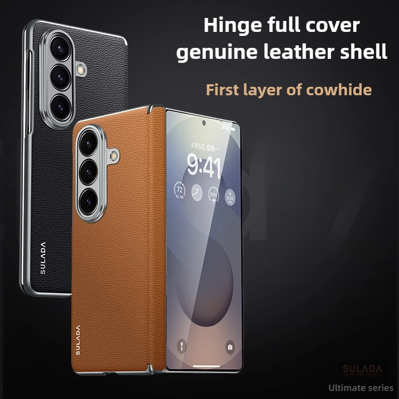 Original Sulada Genuine Cow Leather For Magsafe Case For Samsung Galaxy ...