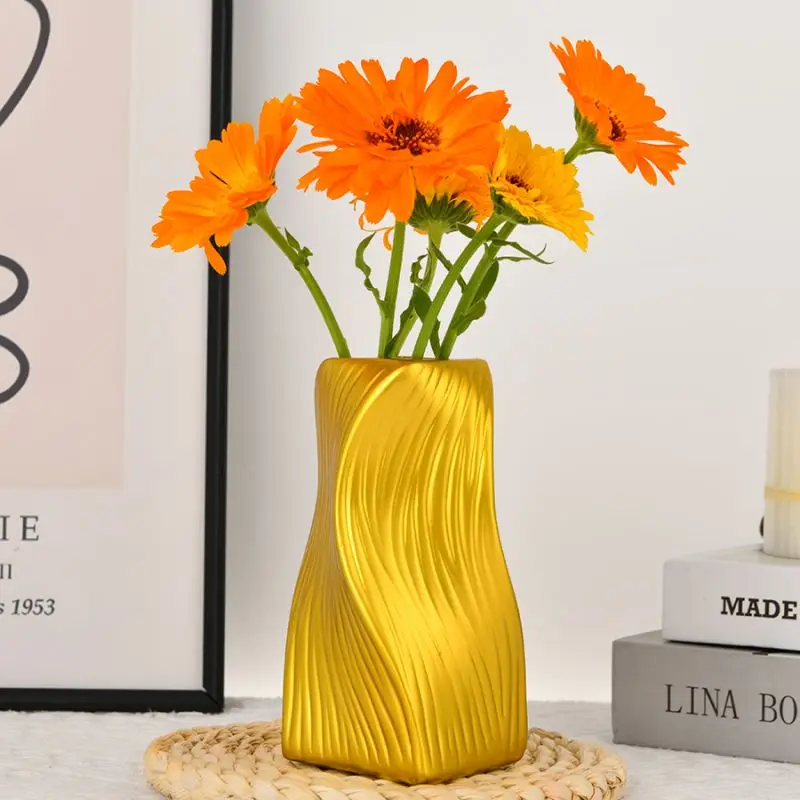 Vases-Large-resin-wave-vases-for-bouquets-modern-flower-vases-living ...