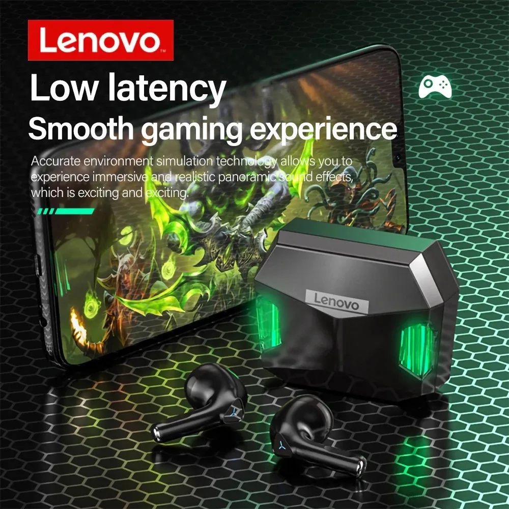 Original-Lenovo-Wireless-GM5-Bluetooth-5-0-Approaching-Zero-Delay ...
