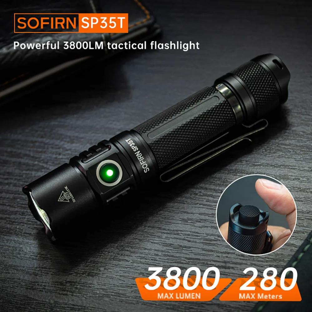 Sofirn-SP35T-3800lm-Tactical-21700-Flashlight-Powerful-LED-Light-USB-C ...