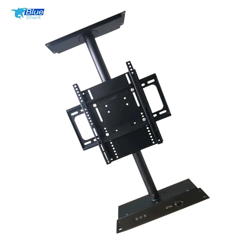 Remote control 360 degree rotate TV table stands 24 60 inches motor TV ...