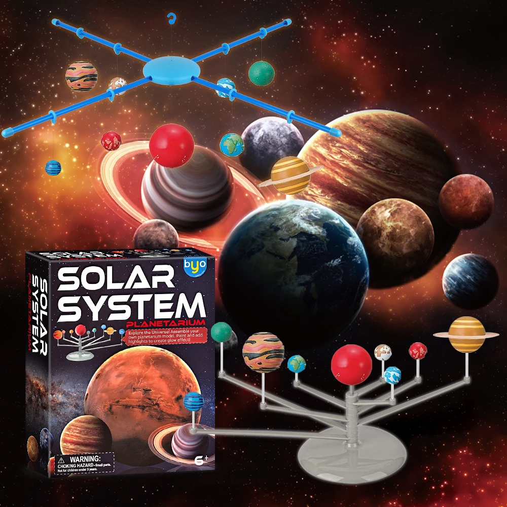 Solar-System-Model-DIY-Toys-Child-Science-and-Technology-Learning-Solar ...
