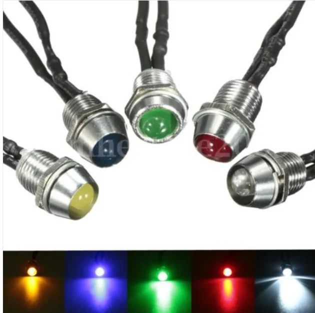 4Pcs-Dashboard-Warning-Indicator-Light-12v-8mm-LED-Panel-Pilot-Dash ...