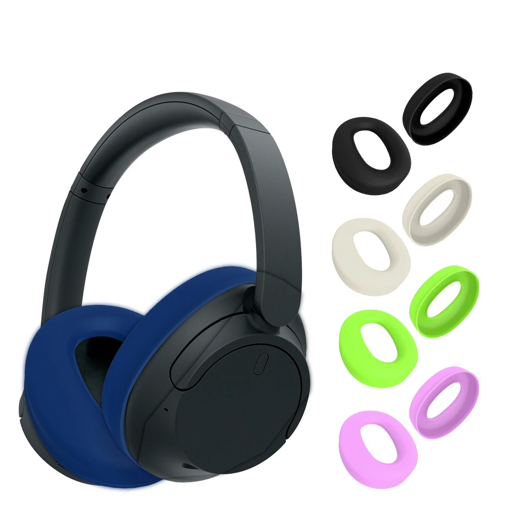 For-Sony-WH-CH720N-Earphone-Ear-Cups-Ear-Cap-Protective-Sleeve-Silicone ...