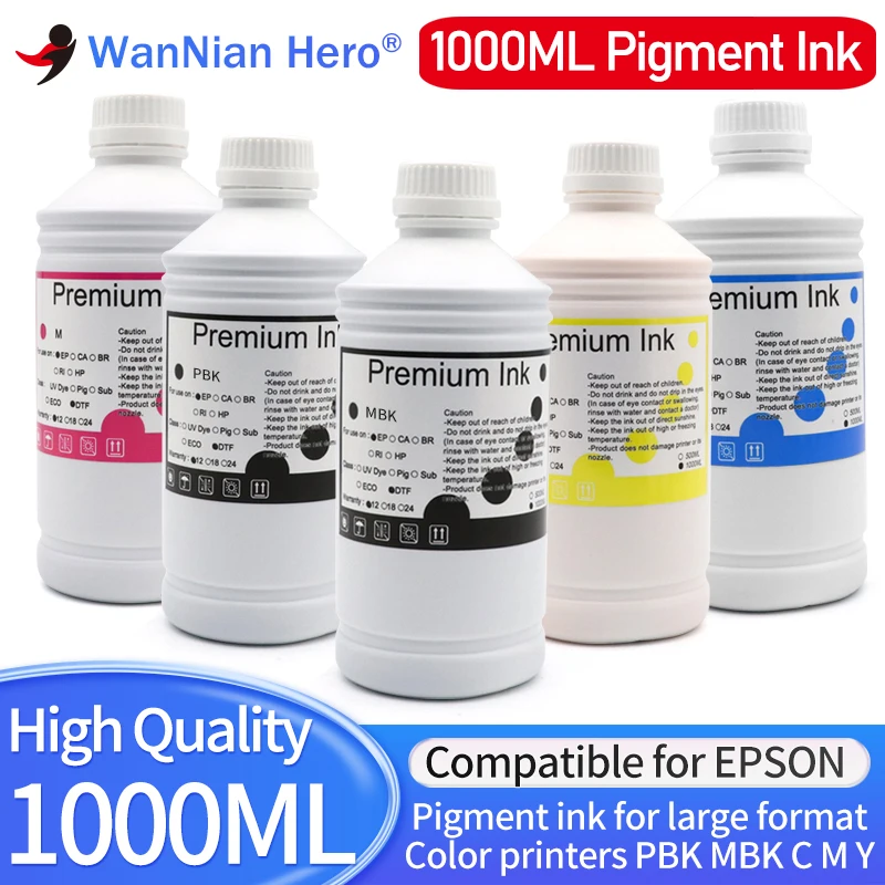 1000ML-Pigment-Ink-For-Epson-T6941-T6942-T6943-6944-6945-Surecolor ...