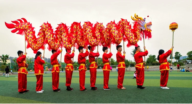 Game Dragon Dance 10m no includ poles size 5 Silk 8 Players Children ...