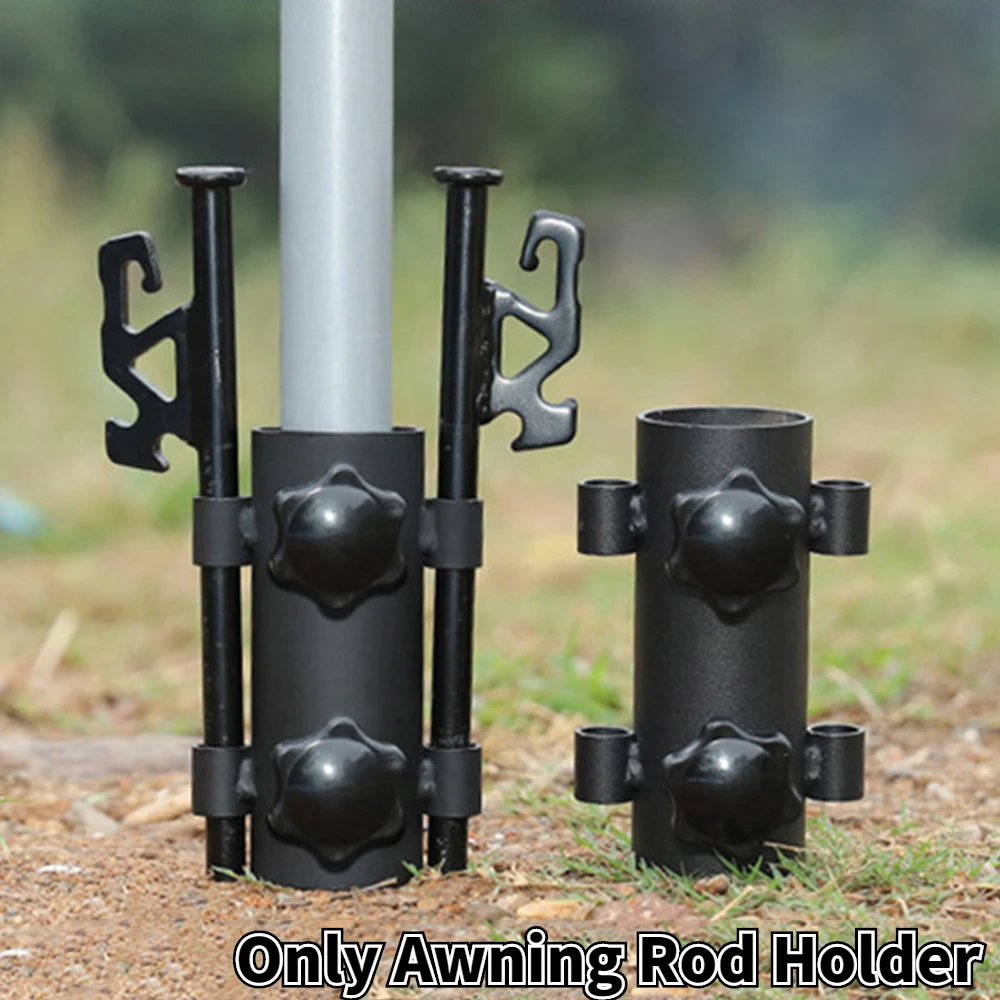 1PC-Awning-Rod-Holder-Outdoor-Camping-Canopy-Pole-Rod-Fixed-Tube-Stand ...