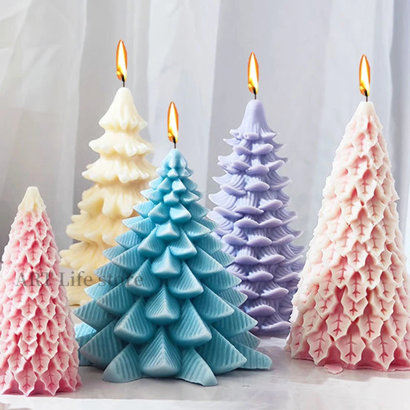 Extra-Large-Christmas-Tree-Candle-Silicone-Mold-3d-Pine-Cedar-Christmas ...