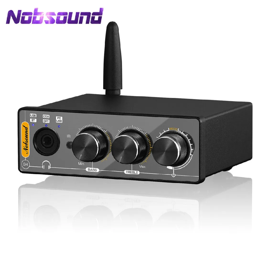 Nobsound Q4 Mini Ddigital a convertitore analogico ricevitore Bluetooth ...