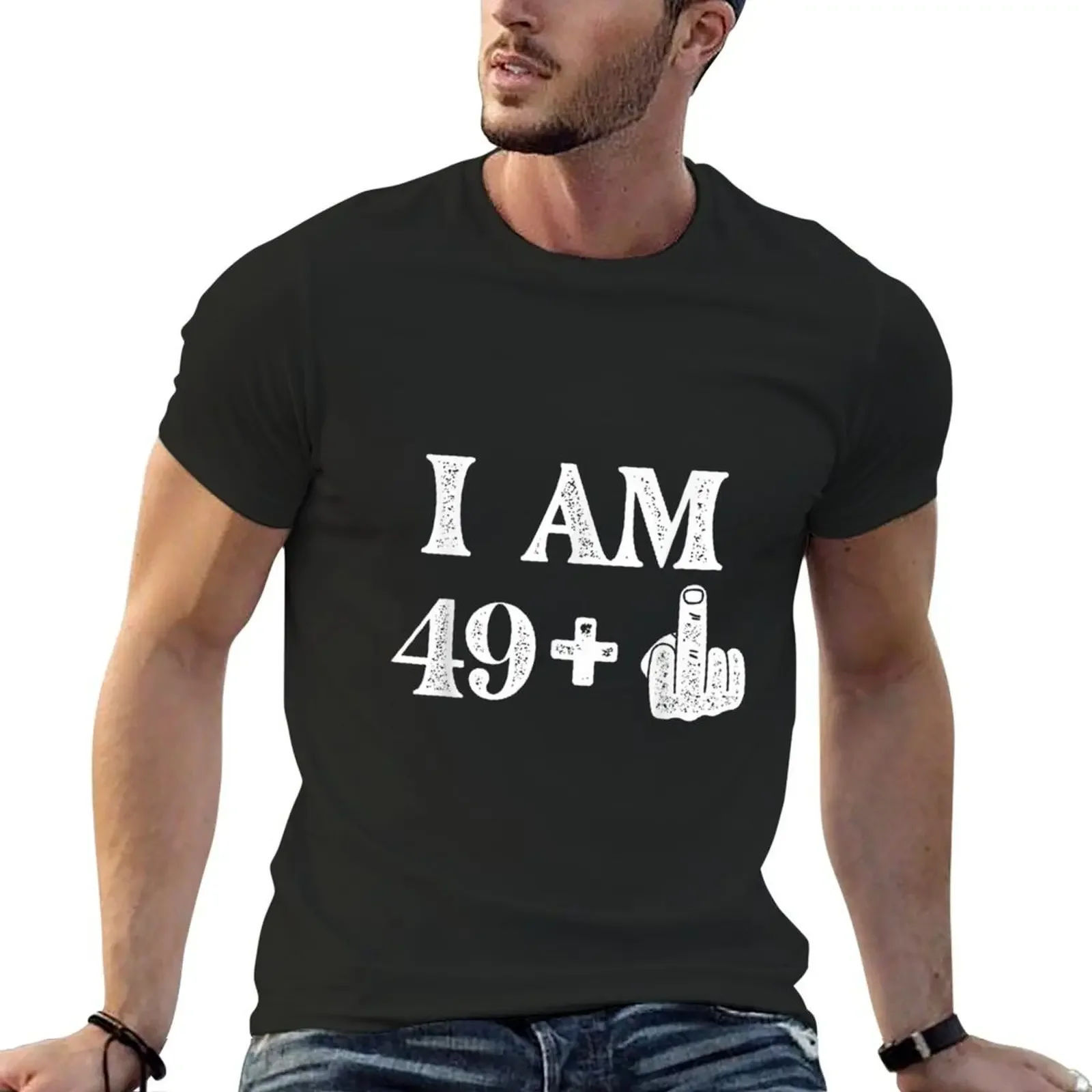 I Am 49 Plus 1 Years Old 50th Birthday 50 Years Old Bday T-Shirt quick ...