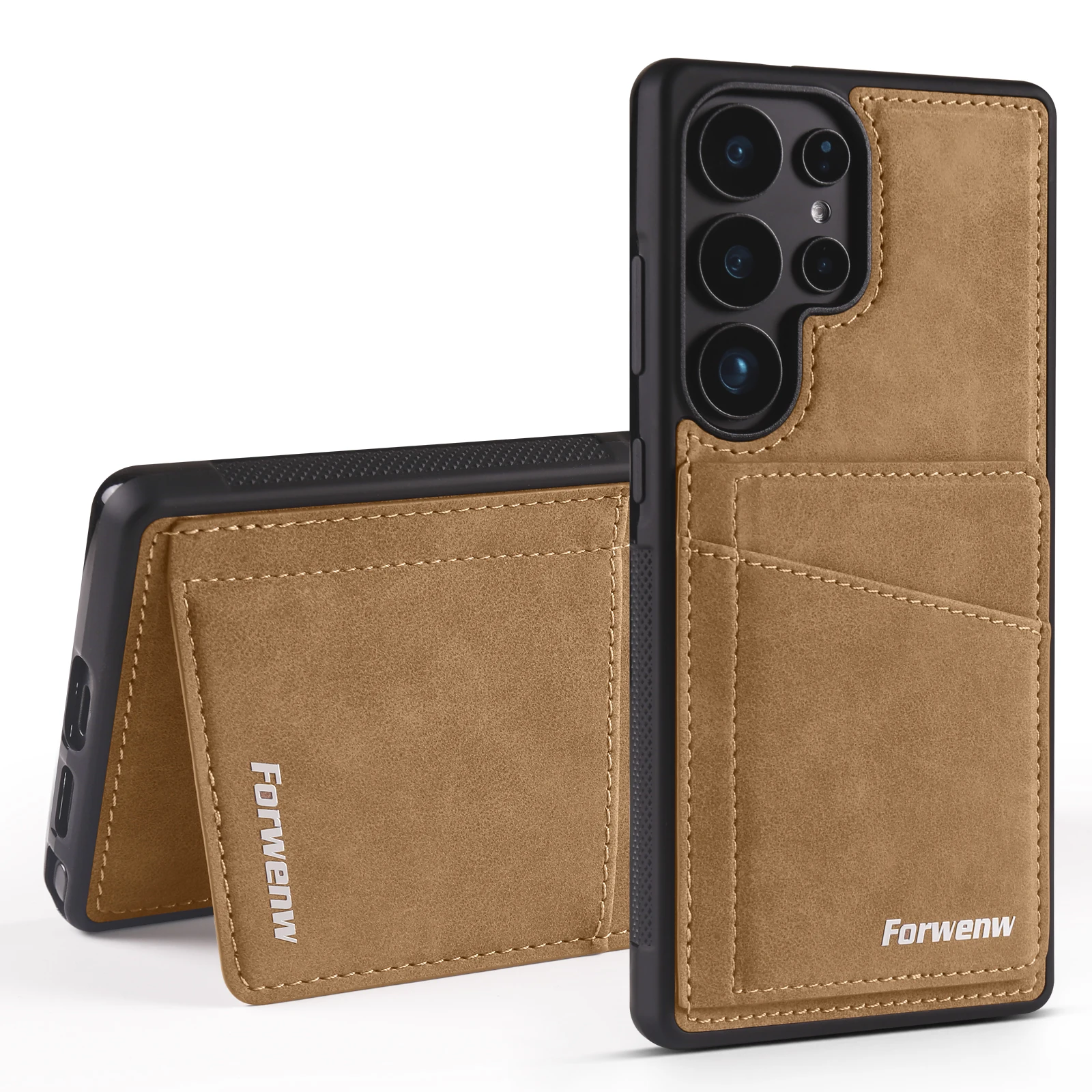 Leather Cards Solt Wallet Case for Samsung Galaxy S25 Edge S24 Ultra ...
