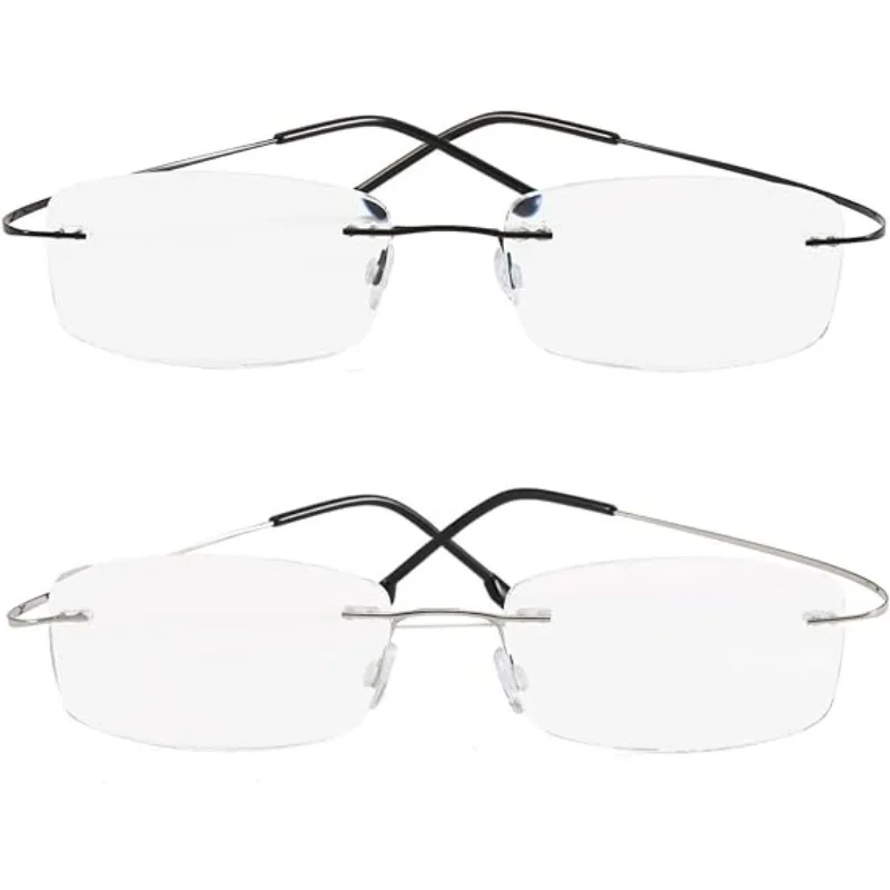 Titanium-Alloy-Flexible-Ultra-Elastic-Frameless-Metal-Glasses-Frame-for ...