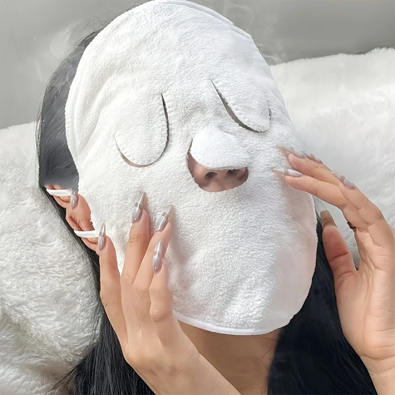 Facial-Towel-Hot-Compress-Facial-Mask-Reusable-Household-Beauty-Facial ...