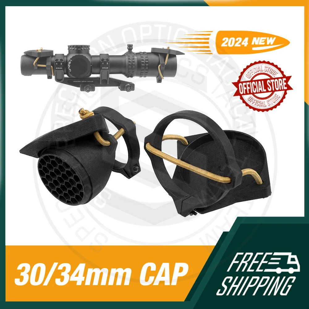 34/30mm Tube SCOPECAP PRO RifleScope Lens Cover with REAR CAP Combo By ...