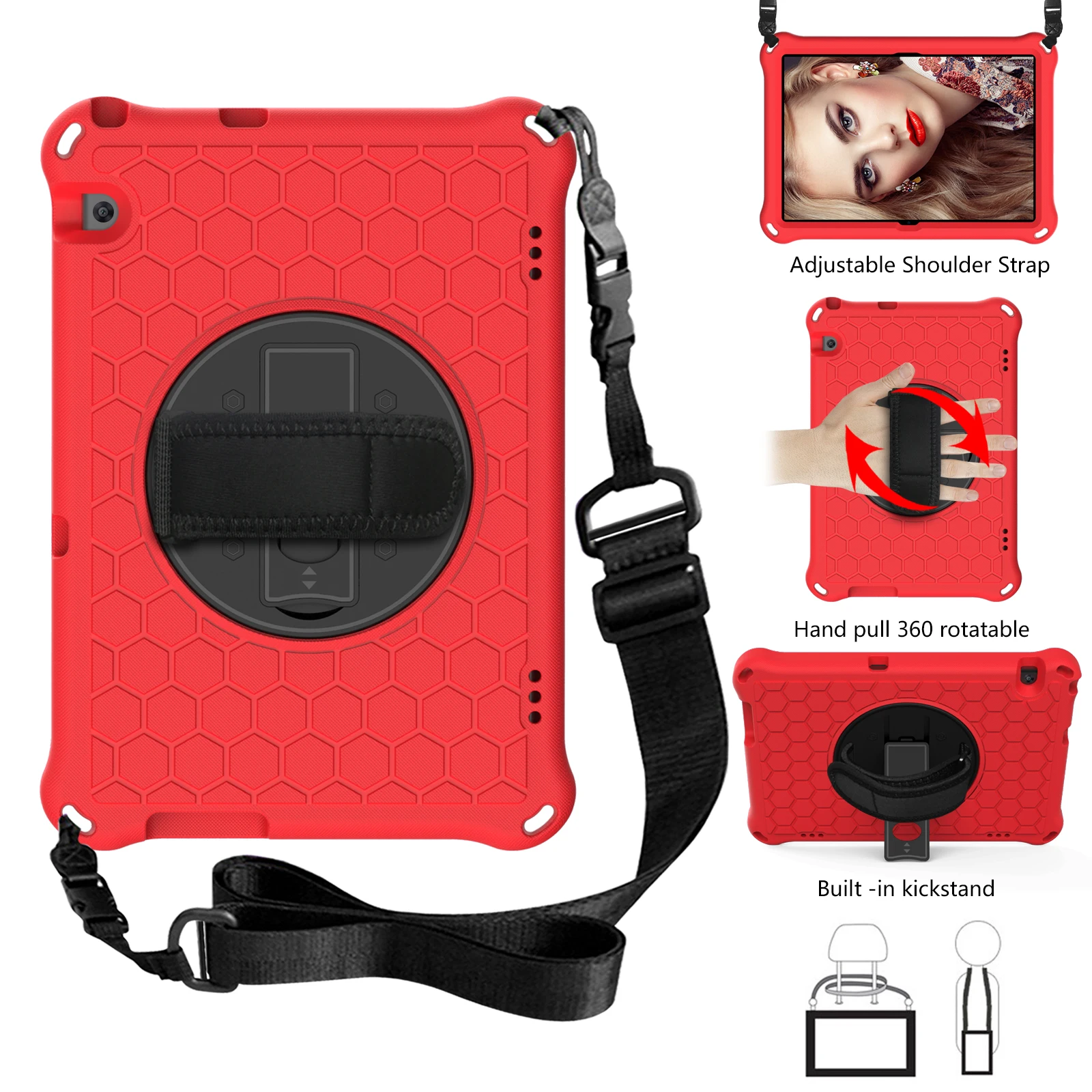 Solid-Color-EVA-Tablet-Case-For-Huawei-MediaPad-T5-10-1-with-Shockproof ...