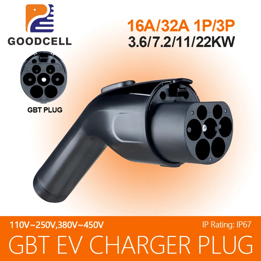 GOODCELL EV Charger GB/T Plug For Replacement EVSE For Electric Car ...