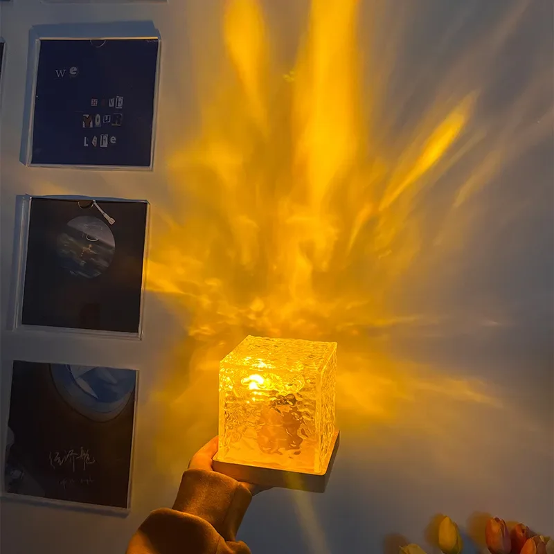 Dynamic-Rotating-Water-Ripple-Projector-Night-Light-16-Colors-Flame ...