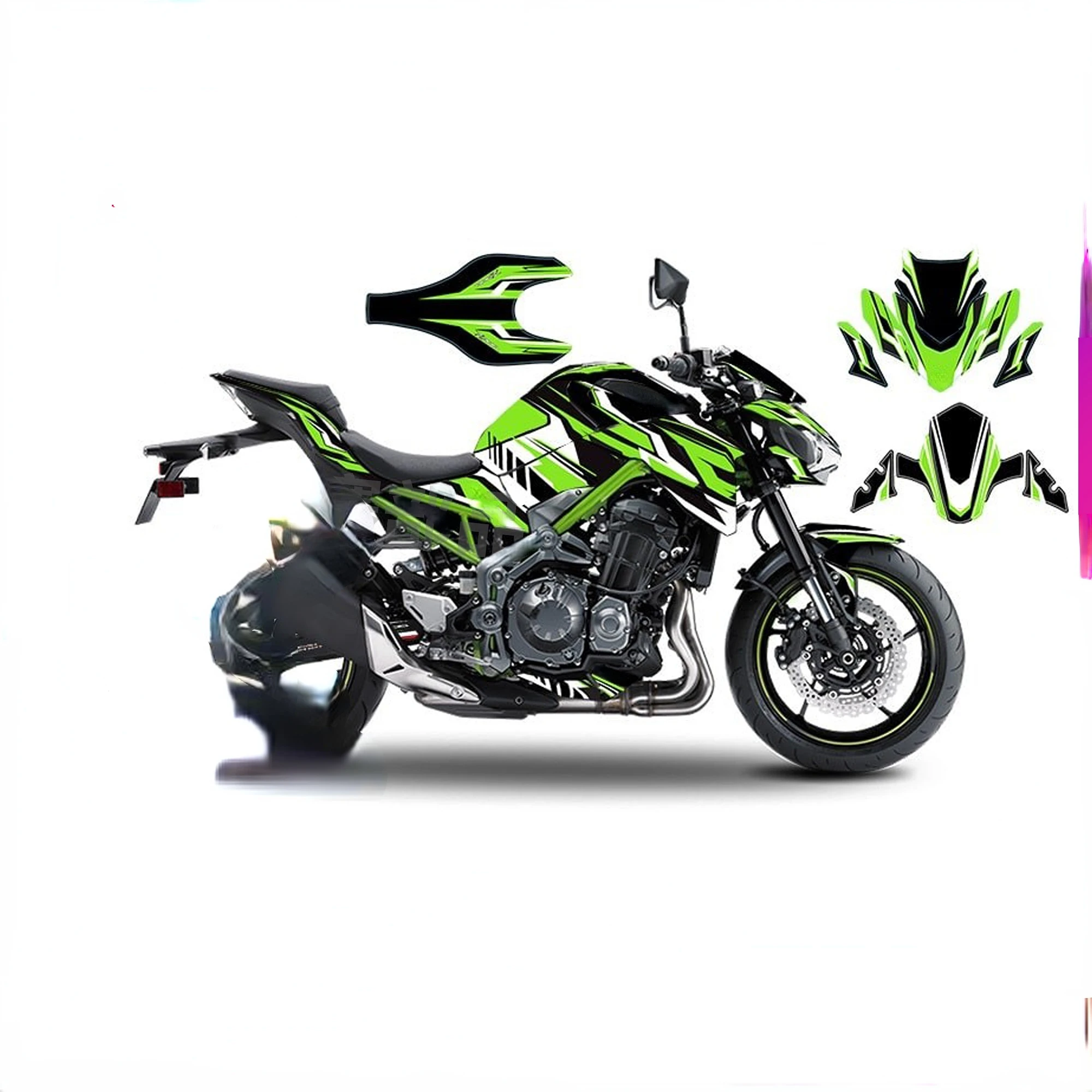Motorcycle Decals Decoration Fuel Tank Body Protection Sticker FOR ...