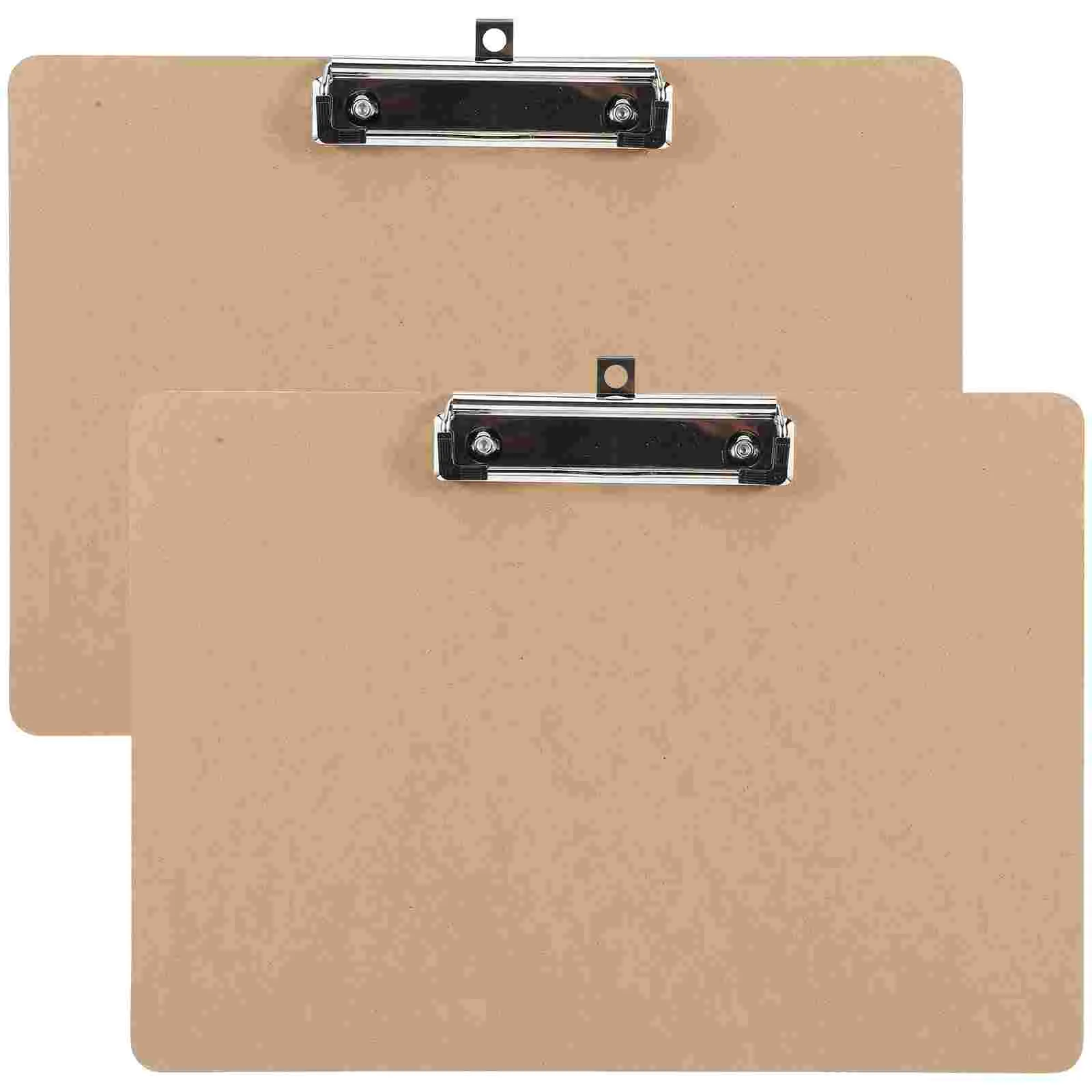 2 Pcs Writing Clipboard File Folders Memo Clipboards Sketchpad Portable ...