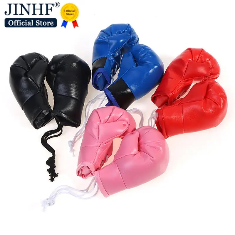1-Pair-Car-Boxing-Gloves-Hanging-Mirror-Leather-Pendant-In-Car ...