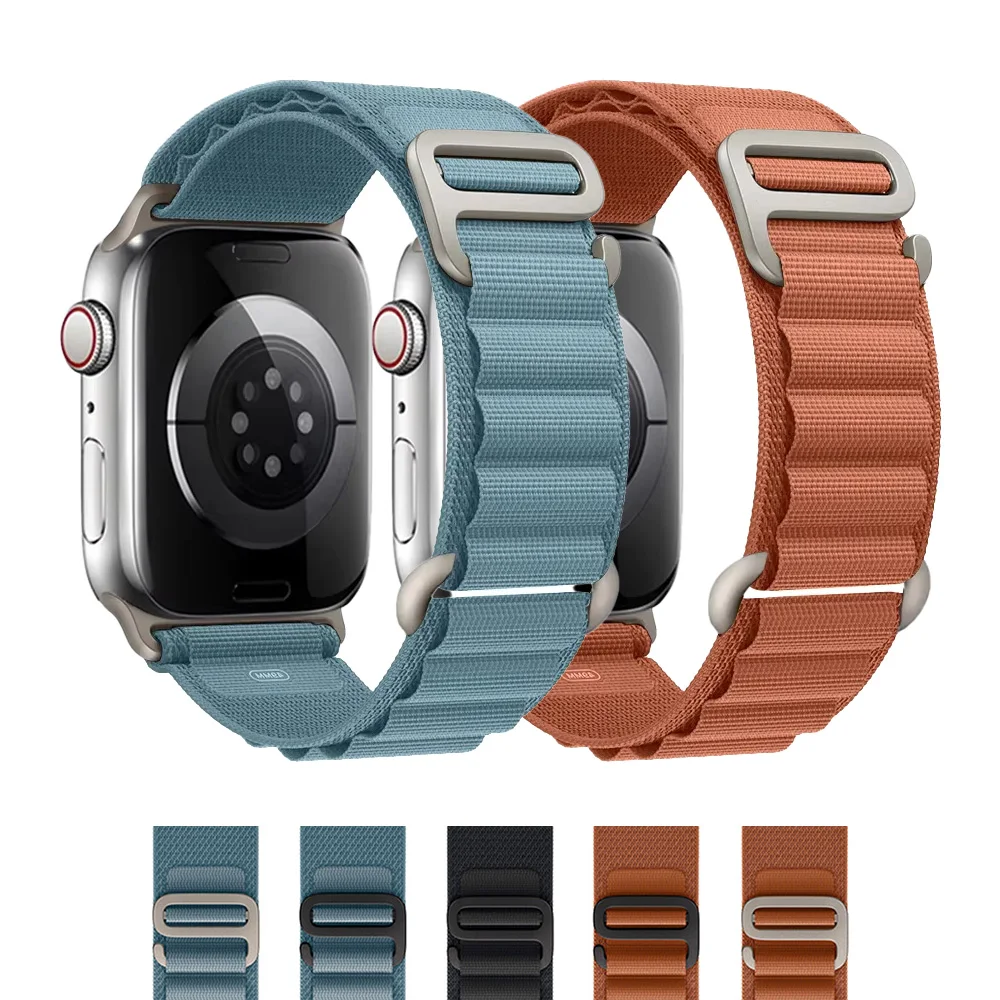 Correa Alpine Loop para Apple Watch Ultra 3, pulsera de nailon de 49mm ...