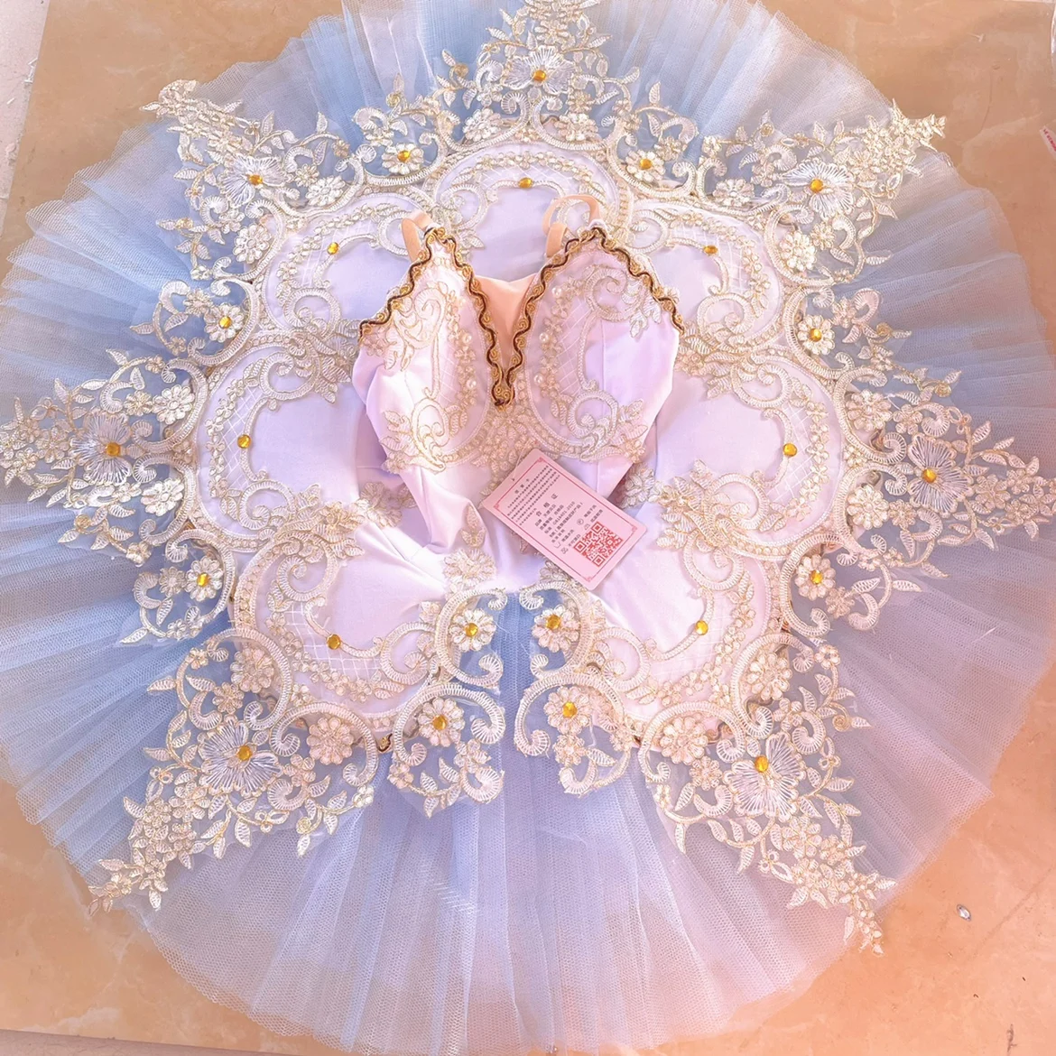 Light-Blue-Professional-Ballet-Tutu-Lace-Appliques-Costumes-For-Adult ...