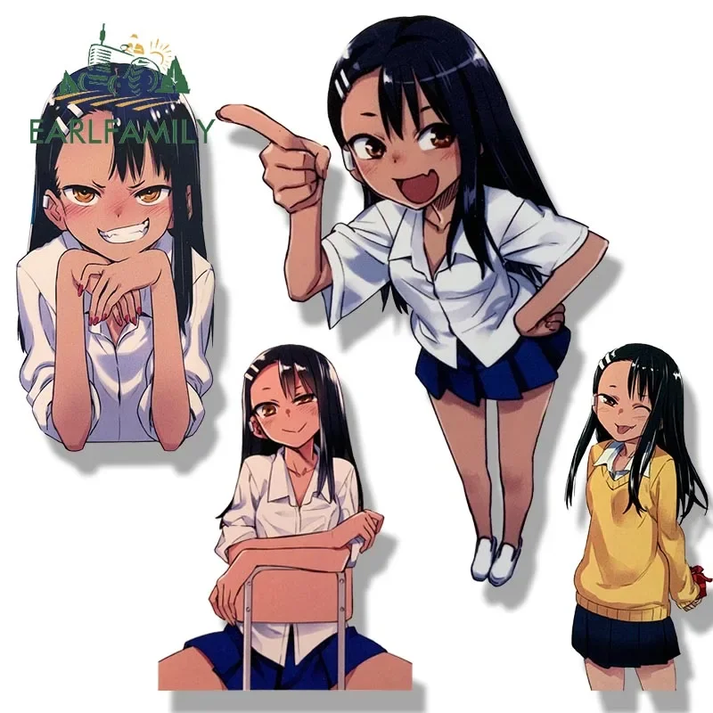 EARLFAMILY-Nagatoro-Hayase-Peeker-Car-Sticker-Anime-JDM-Rear-Windshield ...