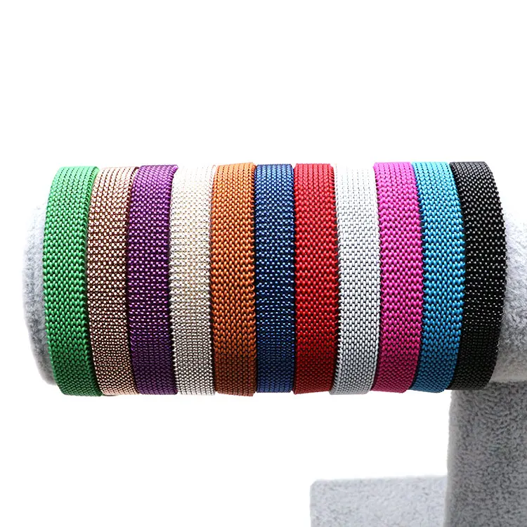 New Fashion Stainless Steel Jewelry Elastic Spring Wrist Band Stretch ...